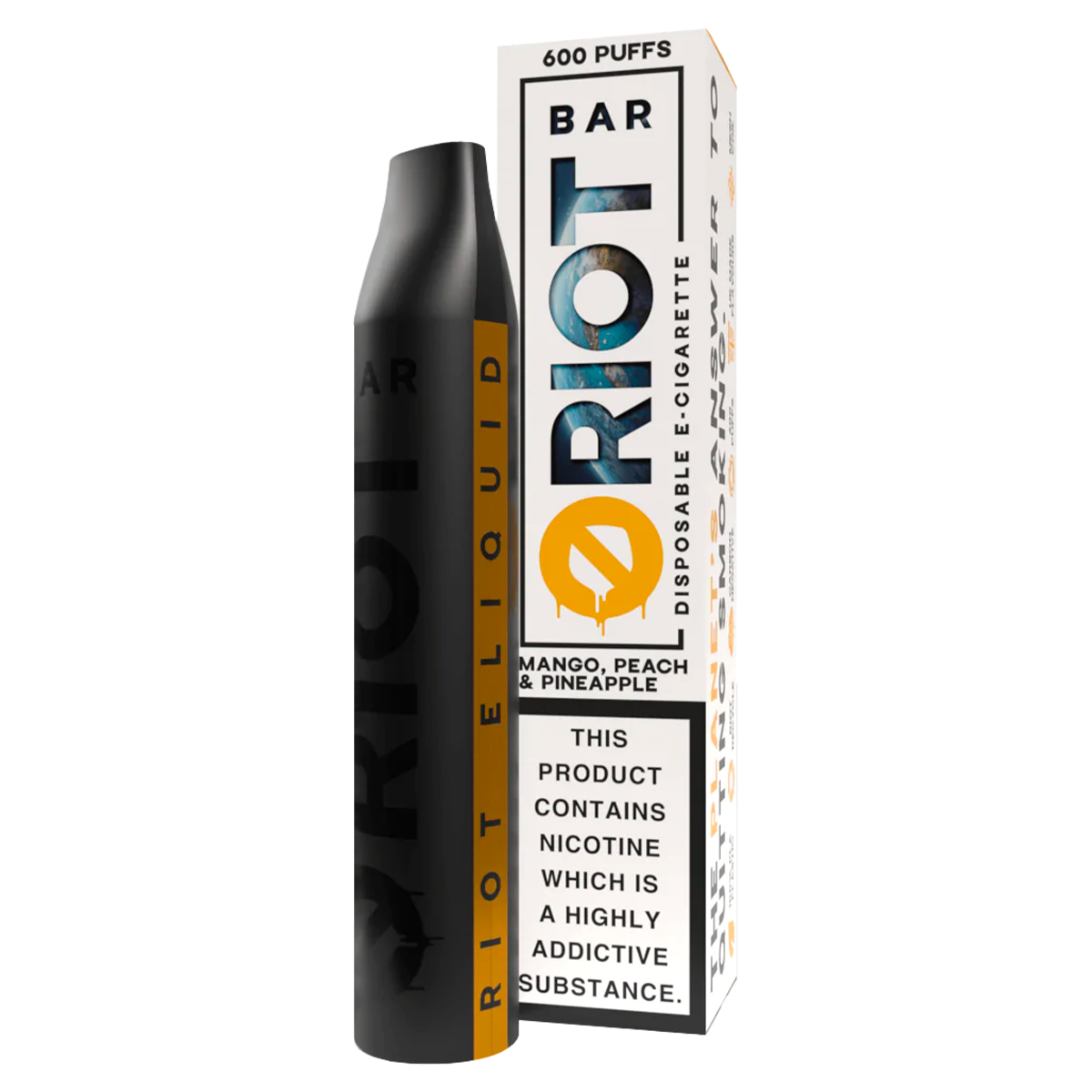 Mango Peach and Pineapple Riot Bar | Disposable Vape | No1 EJuice – No1 ...