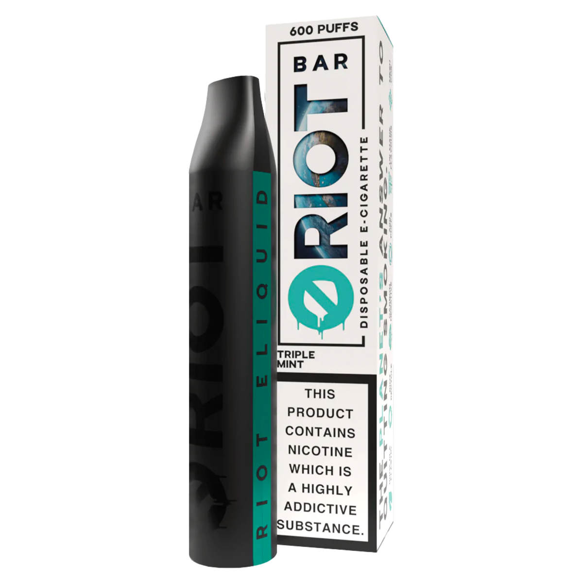 Triple Mint Riot Bar | Disposable Vape | No1 EJuice – No1 Ejuice